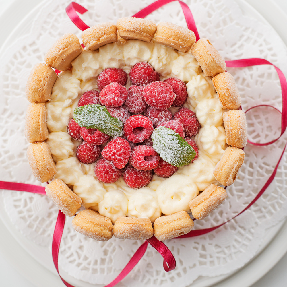 Torta sa piškotama i malinama — Volim poslastice