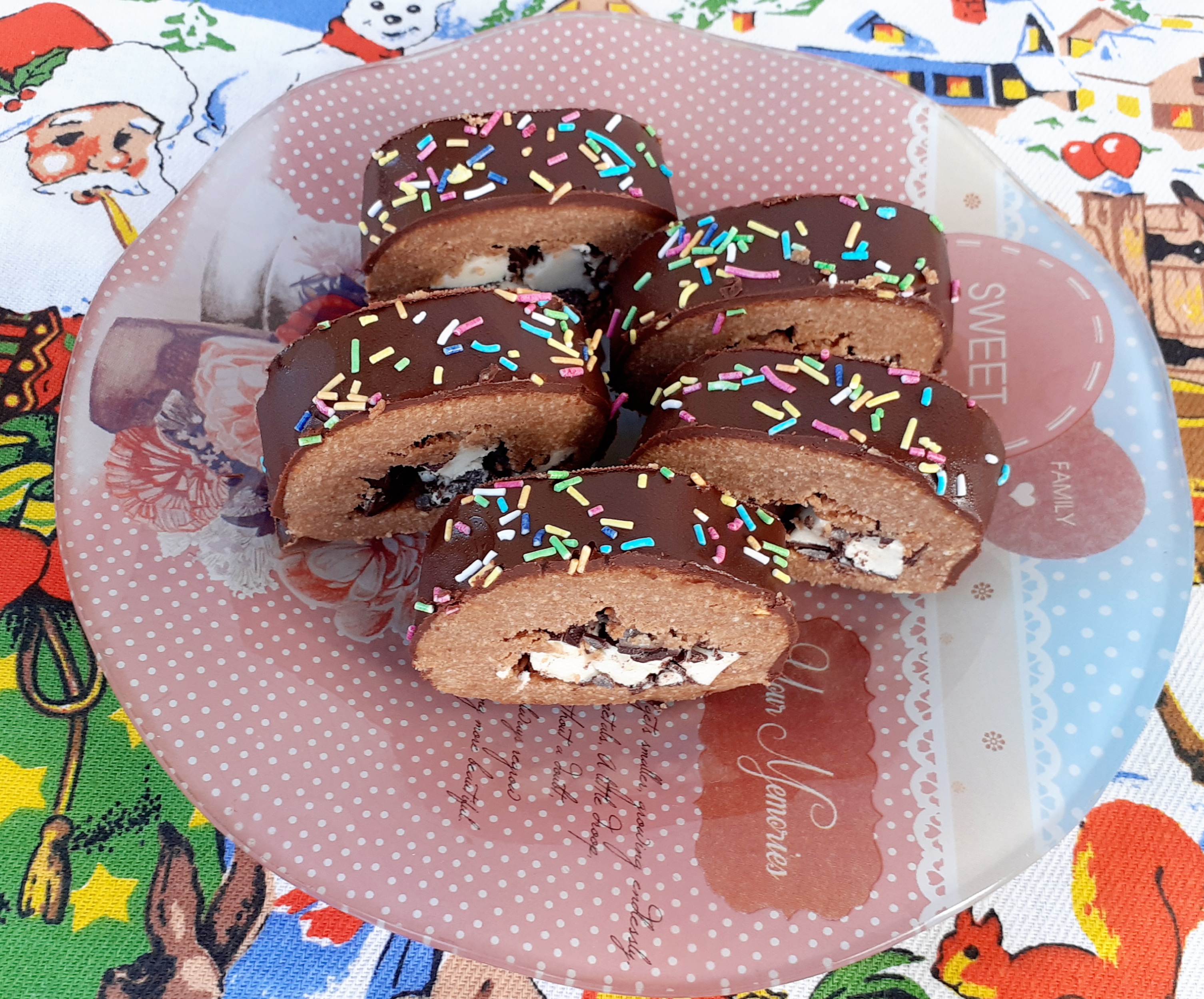 Čokoladni keks rolat — Volim poslastice