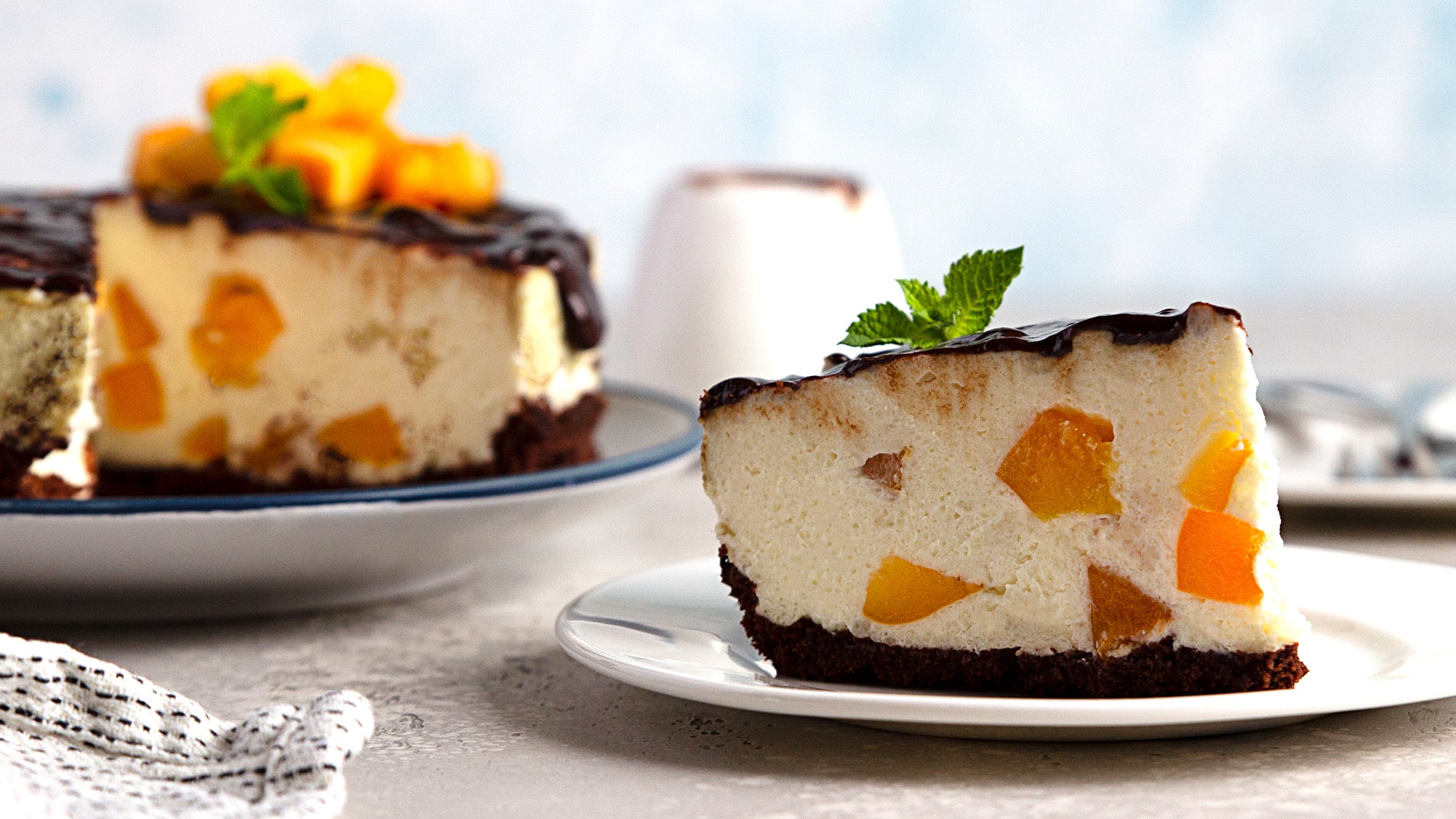 Cheesecake sa kajsijama — Volim poslastice