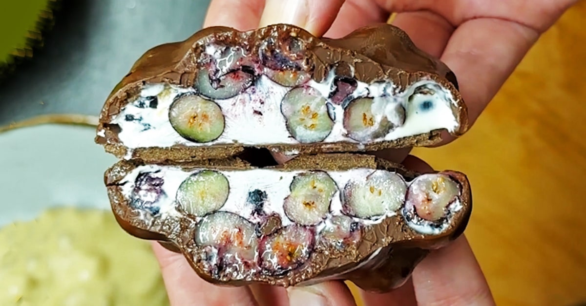 Smrznuti zalogaji sa Menaž čokoladom — Volim poslastice